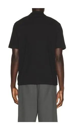 Vince Mesh Knit Cotton Blend Cabana Shirt