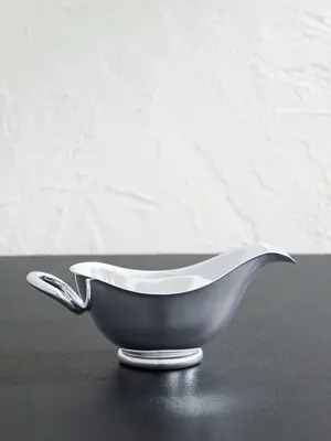 Christofle Vertigo -plated Gravy Boat - Silver