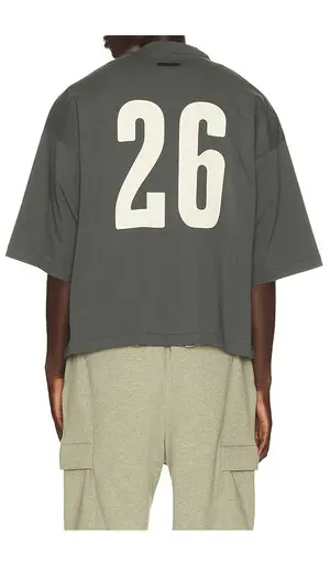 Fear Of God Merch Tee In Black - Iron Grey