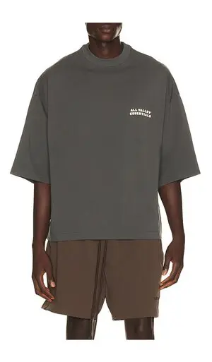 Fear Of God Merch Tee In Grey - Iron Grey