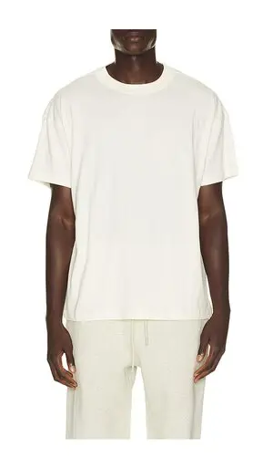 Fear Of God Tee In White - Ivory