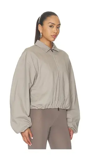 Fear Of God Full Zip Work Jacket In Grey