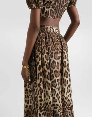 Dolce & Gabbana Leo- Poplin Skirt