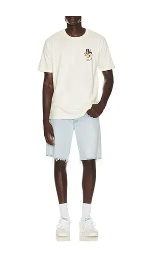 Brixton X Burger She Wrote Tee In White