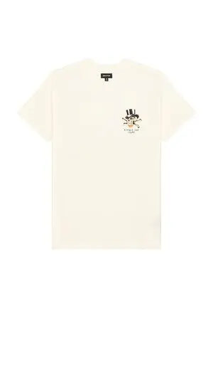 Brixton X Burger She Wrote Tee In White
