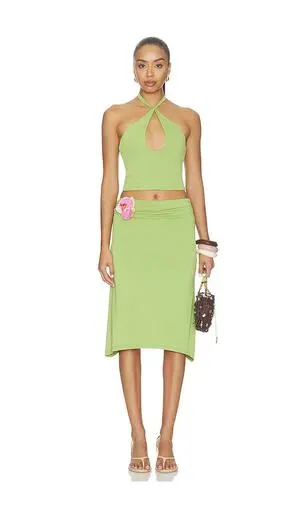 MORE TO COME Everlane Midi Skirt Set