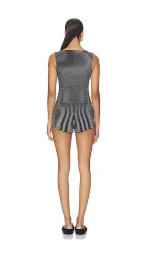 ALL THE WAYS Matilda Short Set In Black & White