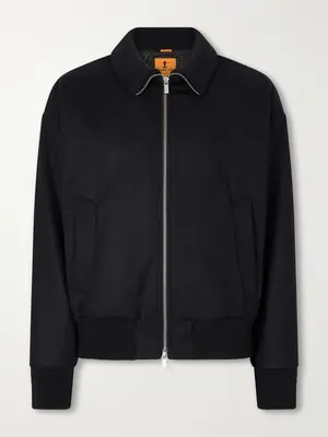 Barena Venezia Wool-blend Blouson Jacket - Black