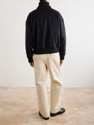Barena Venezia Wool-blend Blouson Jacket With Stand Collar
