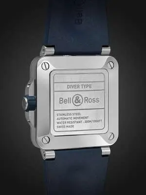 BELL & ROSS Br-03 Diver Automatic Stainless Steel Watch, Ref. Br03a-d-blu-st/srb
