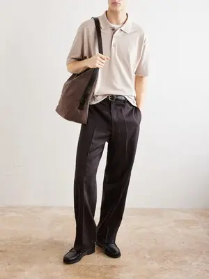 FRAME Cotton-piqué Polo Shirt