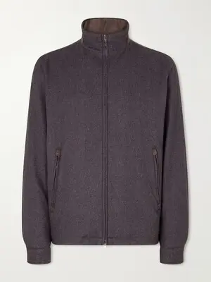 Cashmere Blend Bomber Jackets