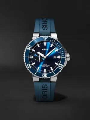 ORIS Aquis Small Second Date Automatic Stainless Steel Diver Watch