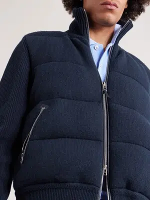 TOM FORD Slim-fit Quilted Wool Down Jacket