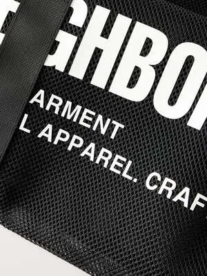 NEIGHBORHOOD Logo-print Mesh Weekend Bag