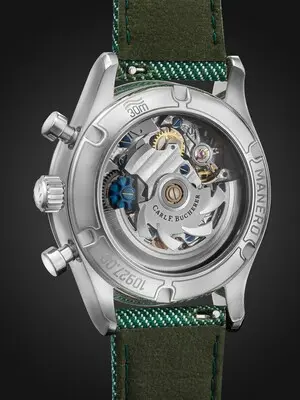 CARL F. BUCHERER Manero Flyback Chronometer Stainless Steel Watch