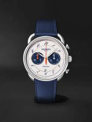 Hermès Arceau Chronographe Automatic Stainless Steel Watch, Ref. 403964ww00 - White
