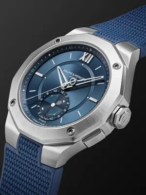 Baume & Mercier Riviera Baumatic Tideograph Limited Edition Automatic Stainless Steel Watch