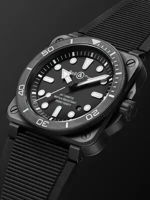 BELL & ROSS Ceramic Diver Automatic Watch