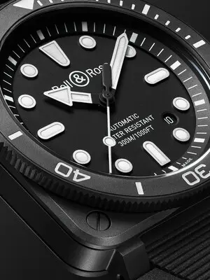 BELL & ROSS Ceramic Diver Automatic Watch