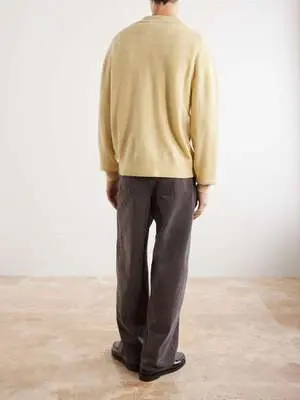 FRAME Wool Polo Sweater
