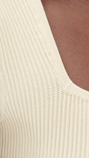 DL1961 Ribbed Square Tank Top