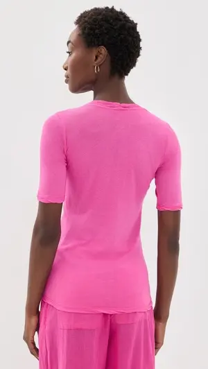 ALL THREE Victoria Tissue Cotton T-shirt