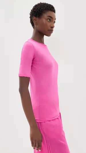ALL THREE Victoria Tissue Cotton T-shirt