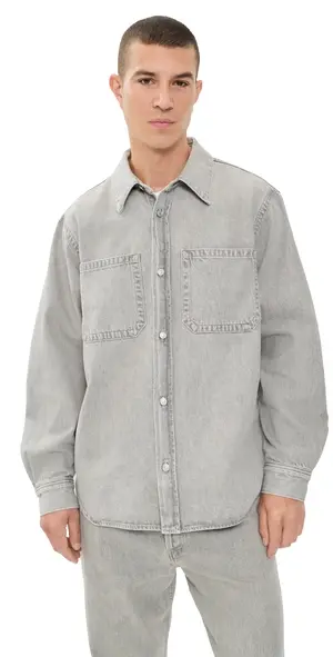 AGOLDE Craven Button Down Shirt - Digital
