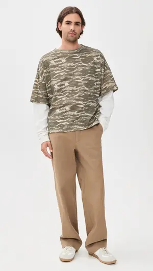 Rhude Tiger Camo Double-layered Tee