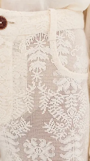 Alix Of Bohemia Lace Lattice Pants