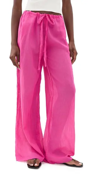 ALL THREE Cotton Voile Demi Pants