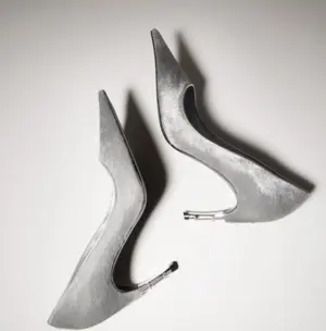 Gucci Castello Pump - Silver