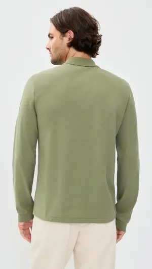 Lacoste Original Long Sleeve Cotton Pique Polo
