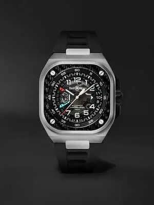 BELL & ROSS Br-x5 Racing Limited Edition Automatic Chronometer Steel Watch, Ref. Brx5r-rac-ti/srb - Black