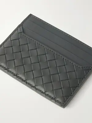 Bottega Veneta Intrecciato Leather Cardholder