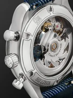 CARL F. BUCHERER Manero Flyback Chronograph Stainless Steel Watch