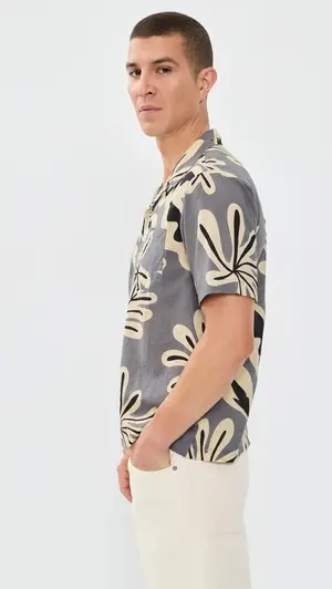 Universal Works Baja Print Road Shirt