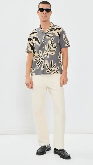 Universal Works Baja Print Road Shirt