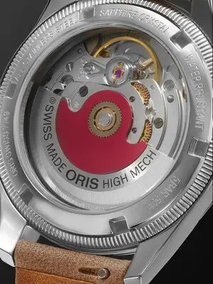 ORIS Big Crown Pointer Date Automatic Stainless Steel Watch With Brown Leather Strap