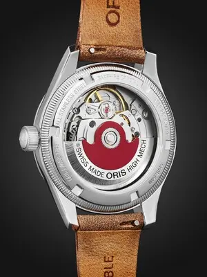 ORIS Big Crown Pointer Date Automatic Stainless Steel Watch With Brown Leather Strap