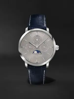 FREDERIQUE CONSTANT Slimline Automatic Perpetual Calendar Moon-phase Stainless Steel Watch - Silver