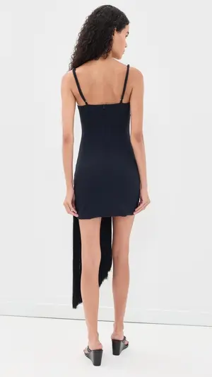 PatBO Delya Beaded Fringe Mini Dress