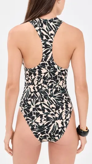 Ulla Johnson Solina Lace-up Maillot