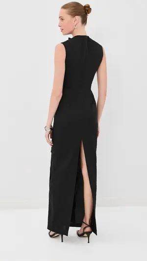A.W.A.K.E. Mode Sleeveless Maxi Dress With Ripple Detail