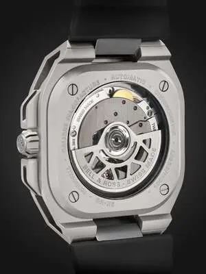 BELL & ROSS Br-x5 Automatic Chronometer Titanium Watch, Ref. Brx5r-bl-ti/srb
