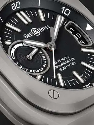 BELL & ROSS Br-x5 Automatic Chronometer Titanium Watch, Ref. Brx5r-bl-ti/srb