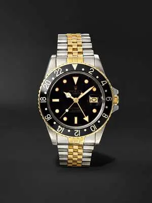 WIND VINTAGE Rolex Gmt-master Automatic Watch - Black