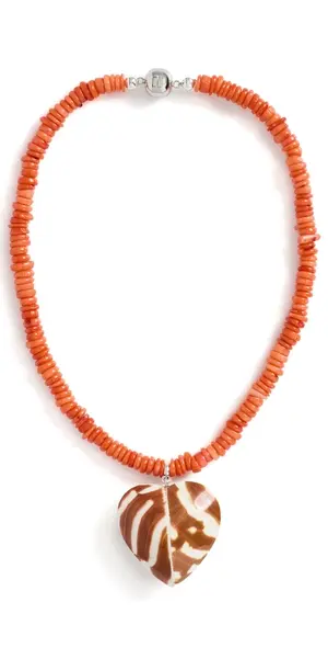 JULIETTA Tigre Necklace - Red/brown