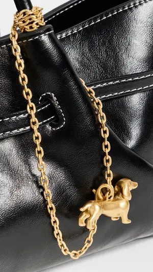 Jw Pei Maeve Dachshund Metal Charm Tote Bag